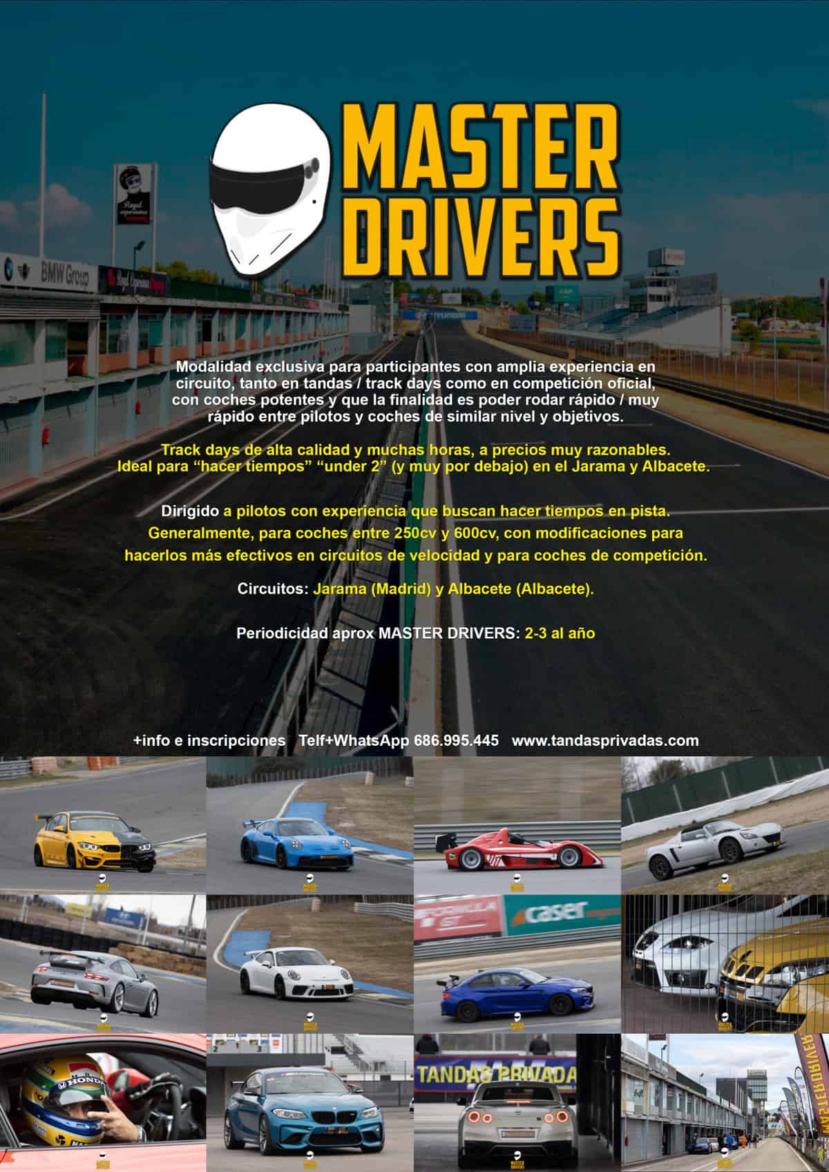MASTER DRIVERS - Tandas Privadas